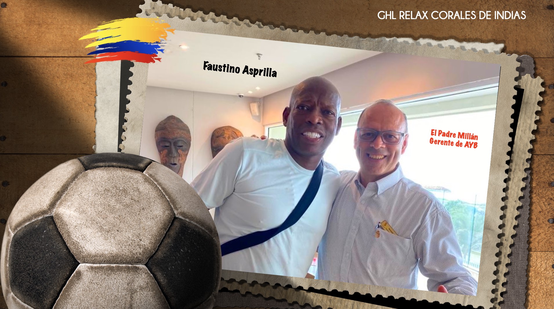 Las estrellas de la generación dorada del fútbol colombiano estuvieron en Corales de Indias ...