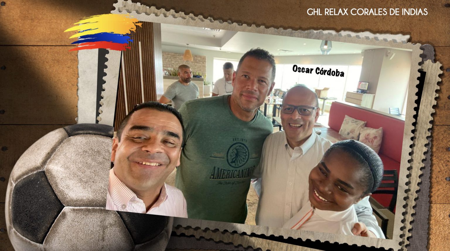 Las estrellas de la generación dorada del fútbol colombiano estuvieron en Corales de Indias ...